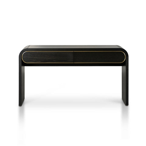 1.5m Console Table - Textured Espresso Black – House of Isabella AU