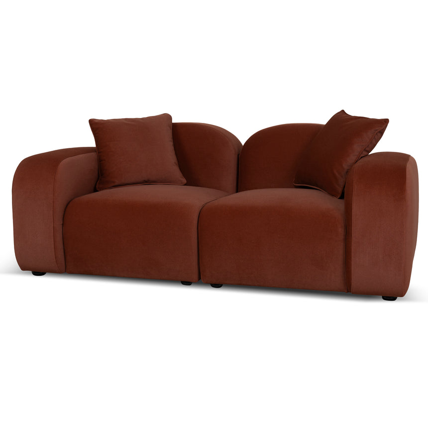 2 Seater Sofa - Umber Orange | House of Isabella AU