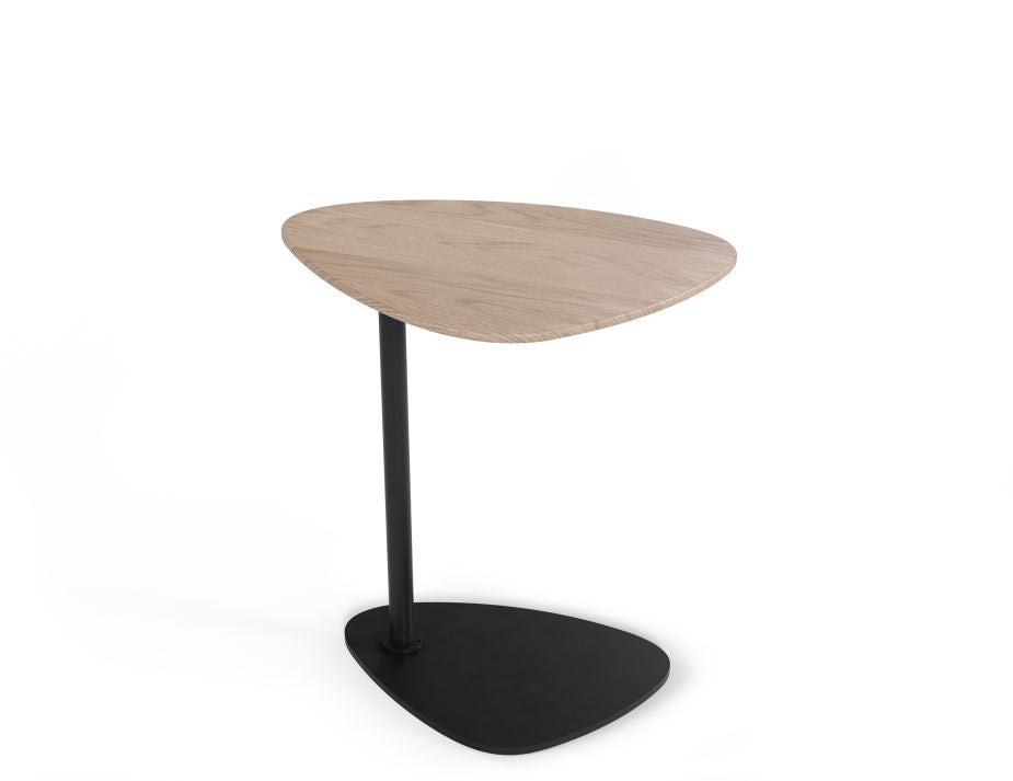 Fringe Side Table Black - Natural Solid Oak - Small– House of Isabella AU