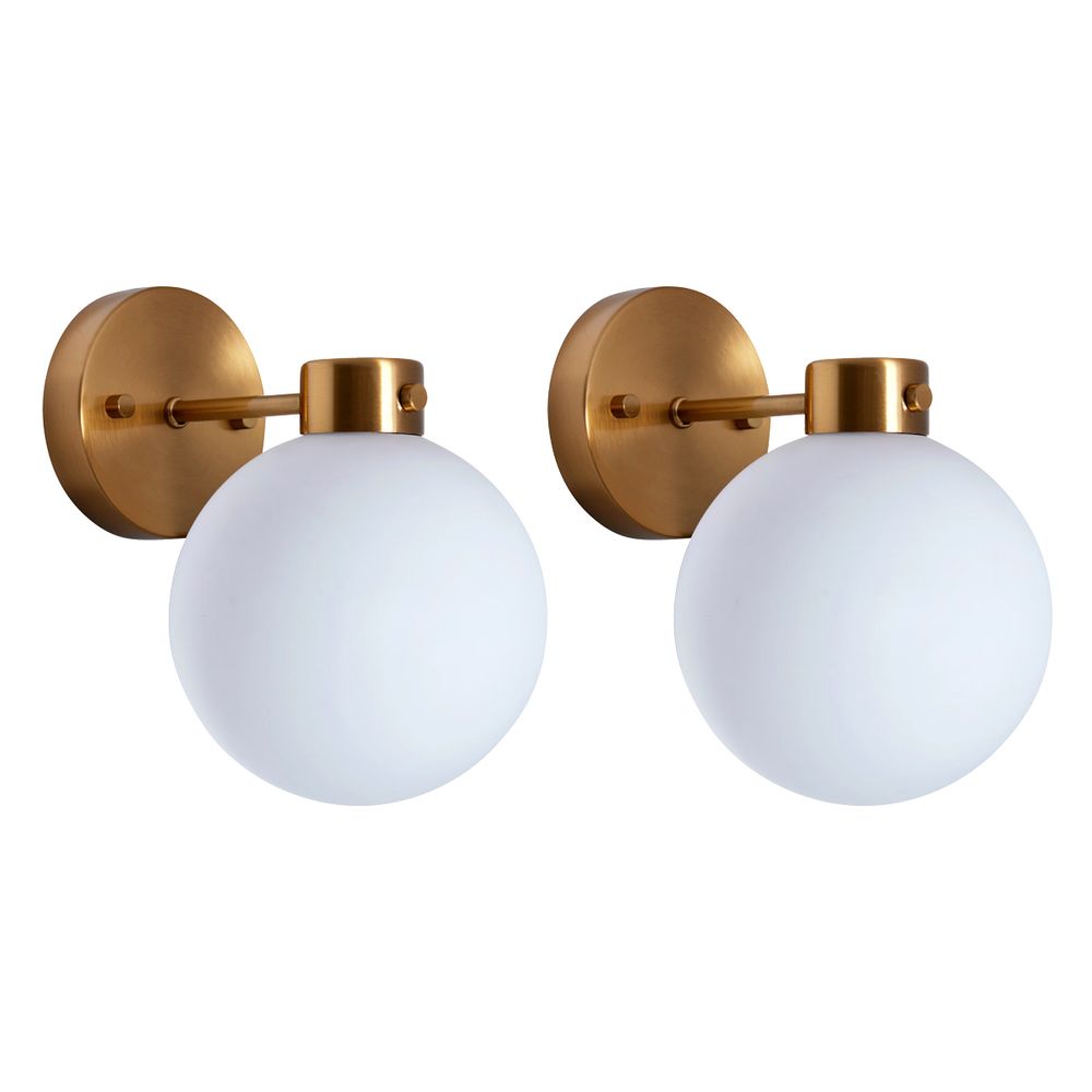 Dylan Wall Sconce Set of 2 - Brass – House of Isabella AU