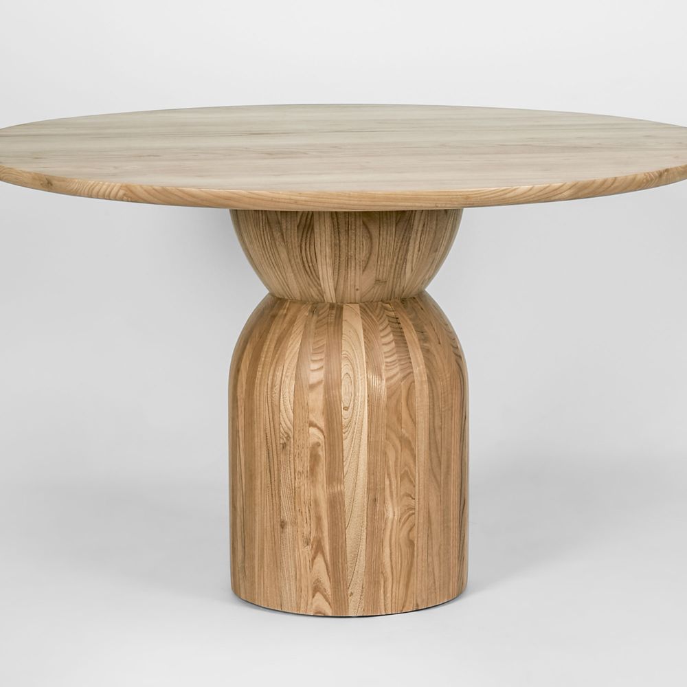 Olive Dining Round Table Natural - Base Only | House of Isabella AU