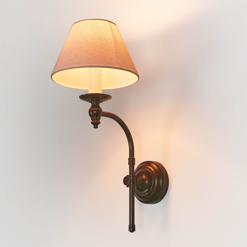 Soho Curved Sconce Base Bronze – House of Isabella AU
