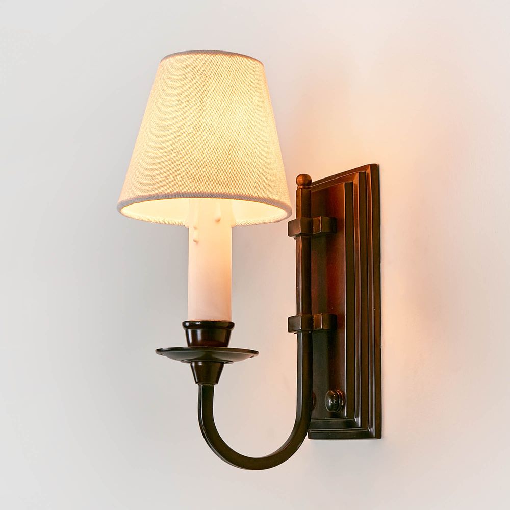 East Borne Sconce Base Bronze | House of Isabella AU