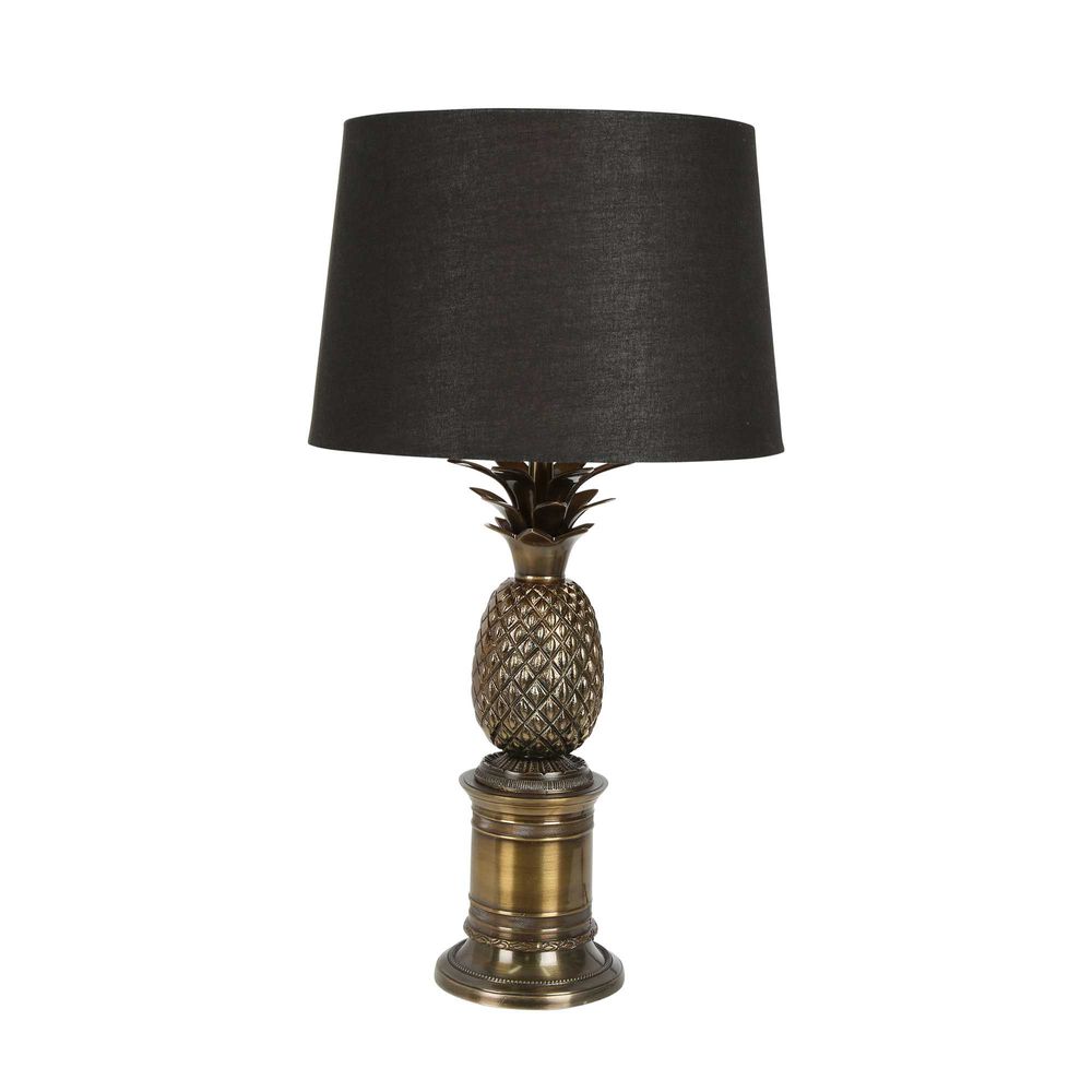 Bermuda Pineapple Table Lamp Base Antique Brass – House of Isabella AU