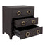 Astley Upholstered Bedside Table - Charcoal | House of Isabella AU