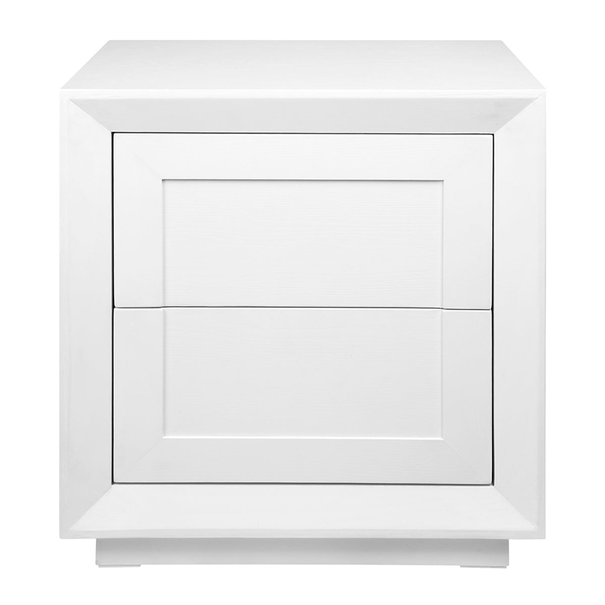 Balmain Oak Tall Bedside Table - White – House of Isabella AU