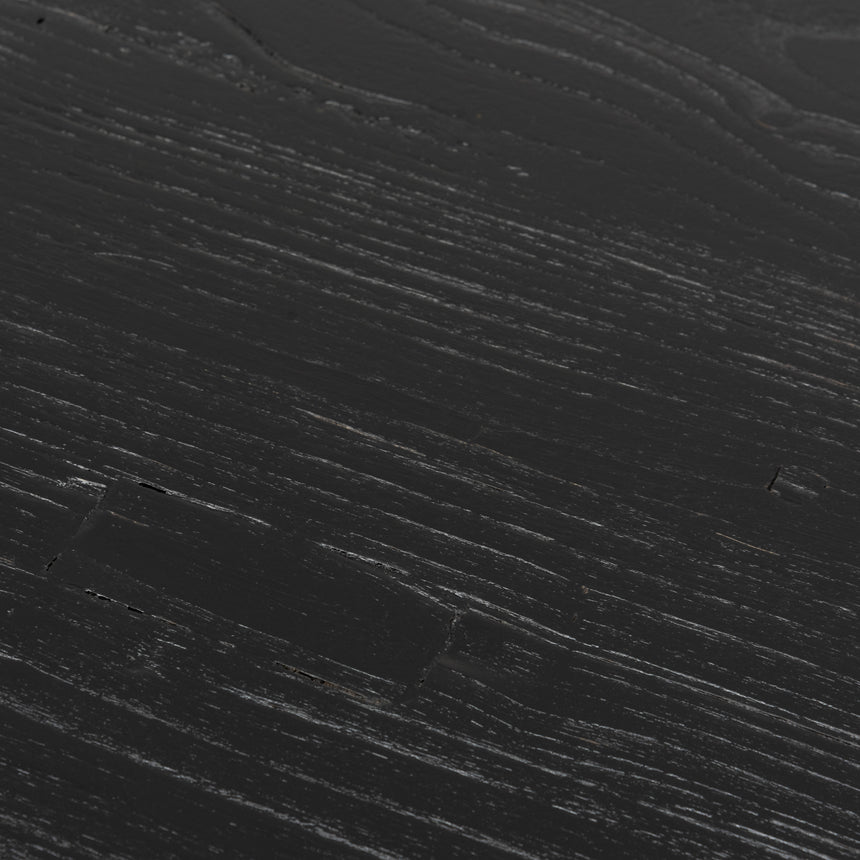 Reclaimed 140cm Round Dining Table - Rustic Black– House of Isabella AU