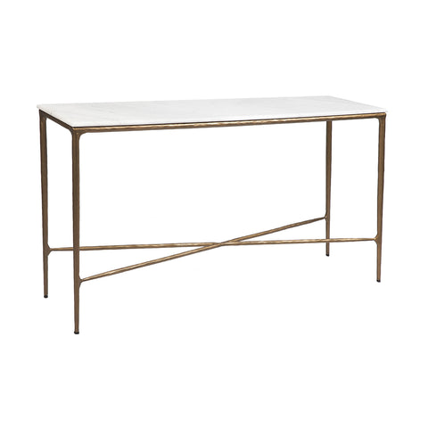 Heston Marble Console Table - Medium Brass | $1,299.00 – House of ...