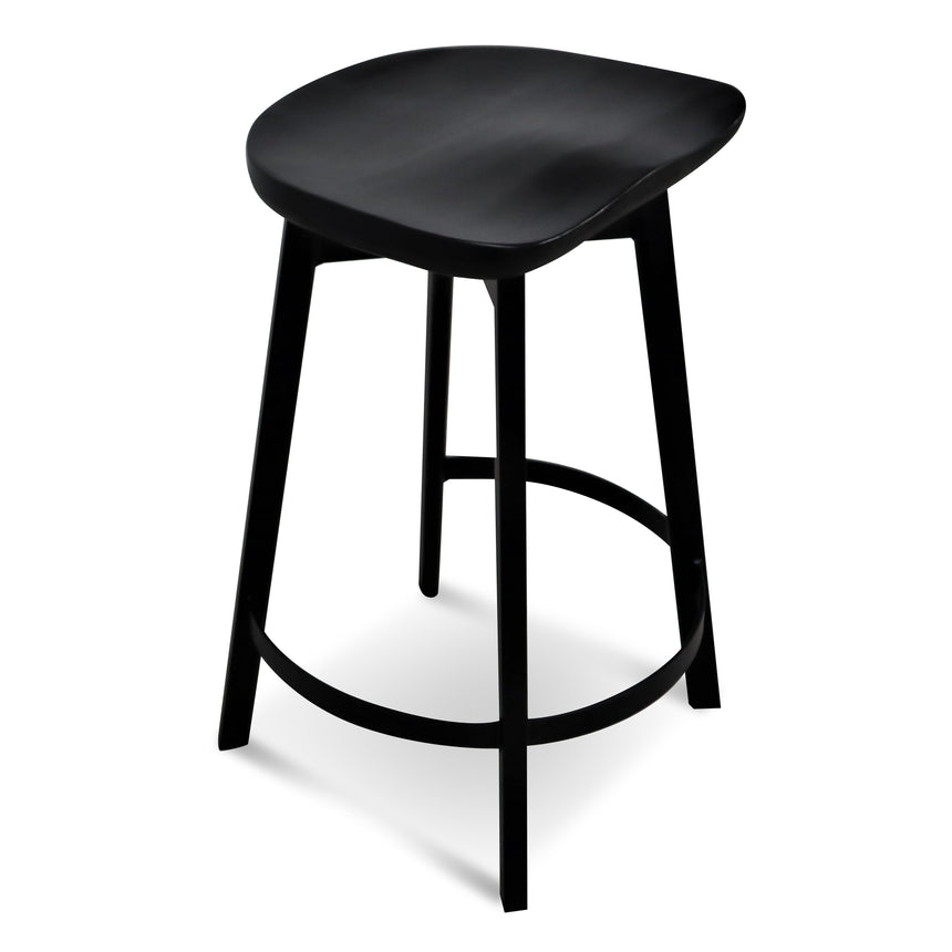 Stylish Black 65cm Bar Stool - House of Isabella AU