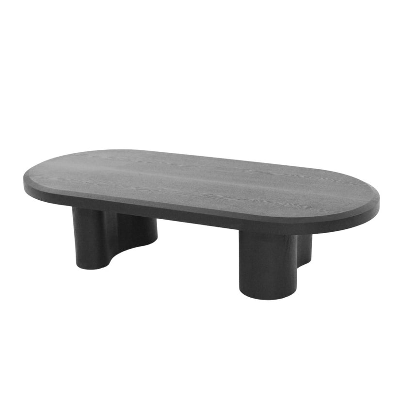 1.5m Coffee Table - Full Black | House of Isabella AU