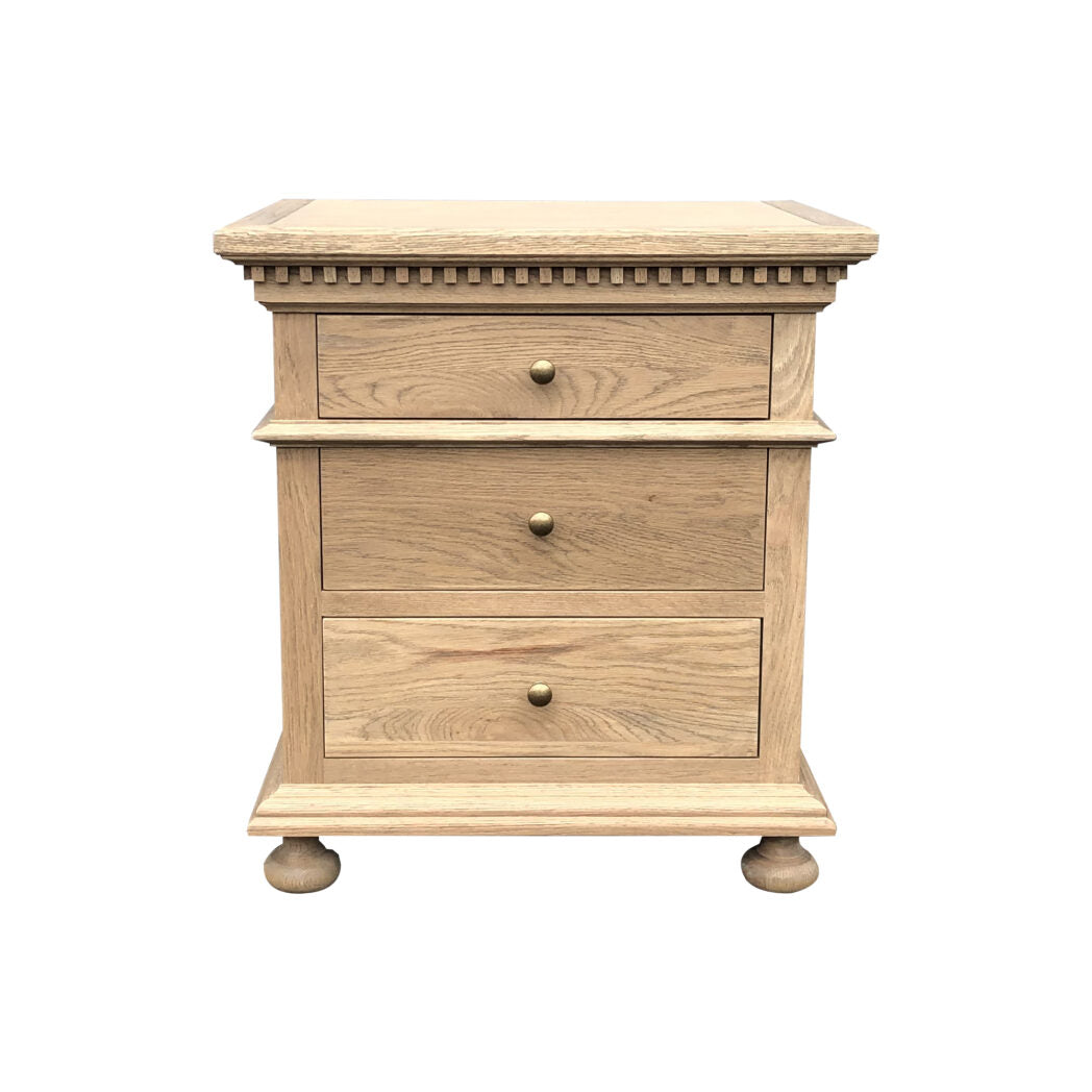 Frances Side Table Weathered Oak | House of Isabella AU