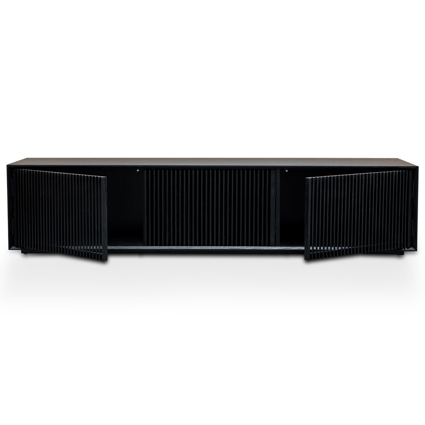 2m Entertainment TV Unit - Black Veneer– House of Isabella AU