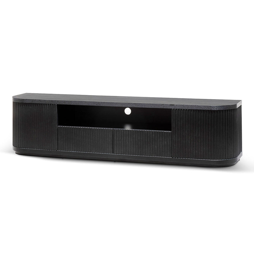 2m Veneer Top Entertainment TV Unit - Full Black– House of Isabella AU