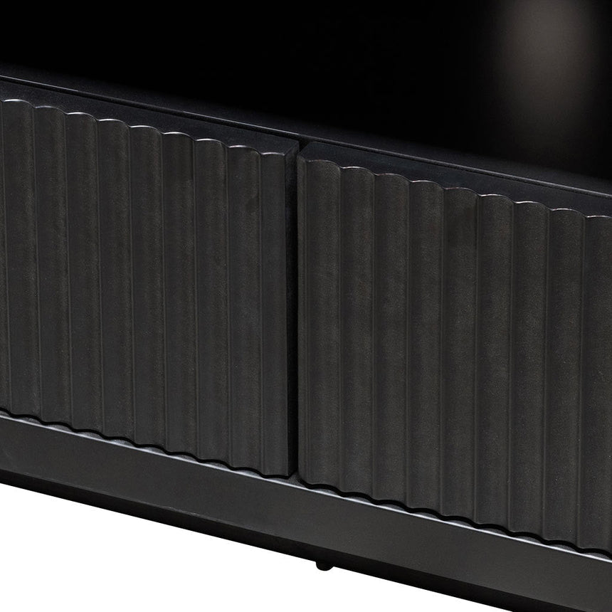 2m Veneer Top Entertainment TV Unit - Full Black– House of Isabella AU