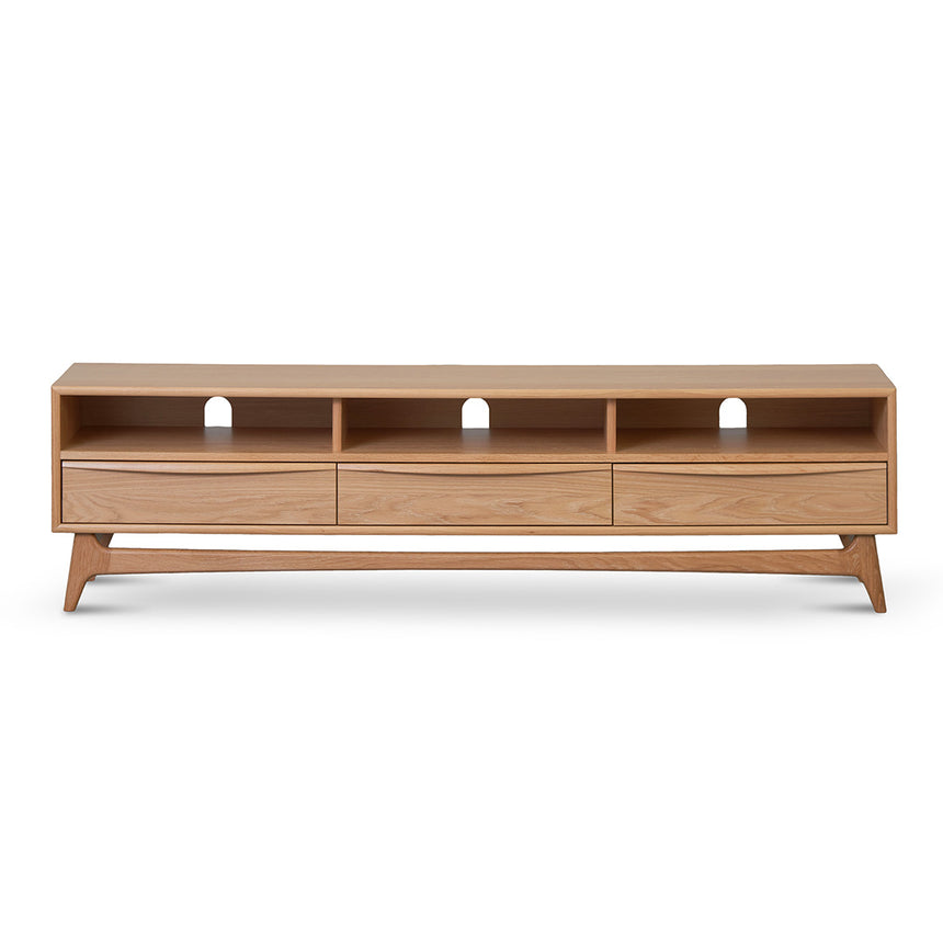 Wide TV Entertainment Unit - Natural Oak– House of Isabella AU
