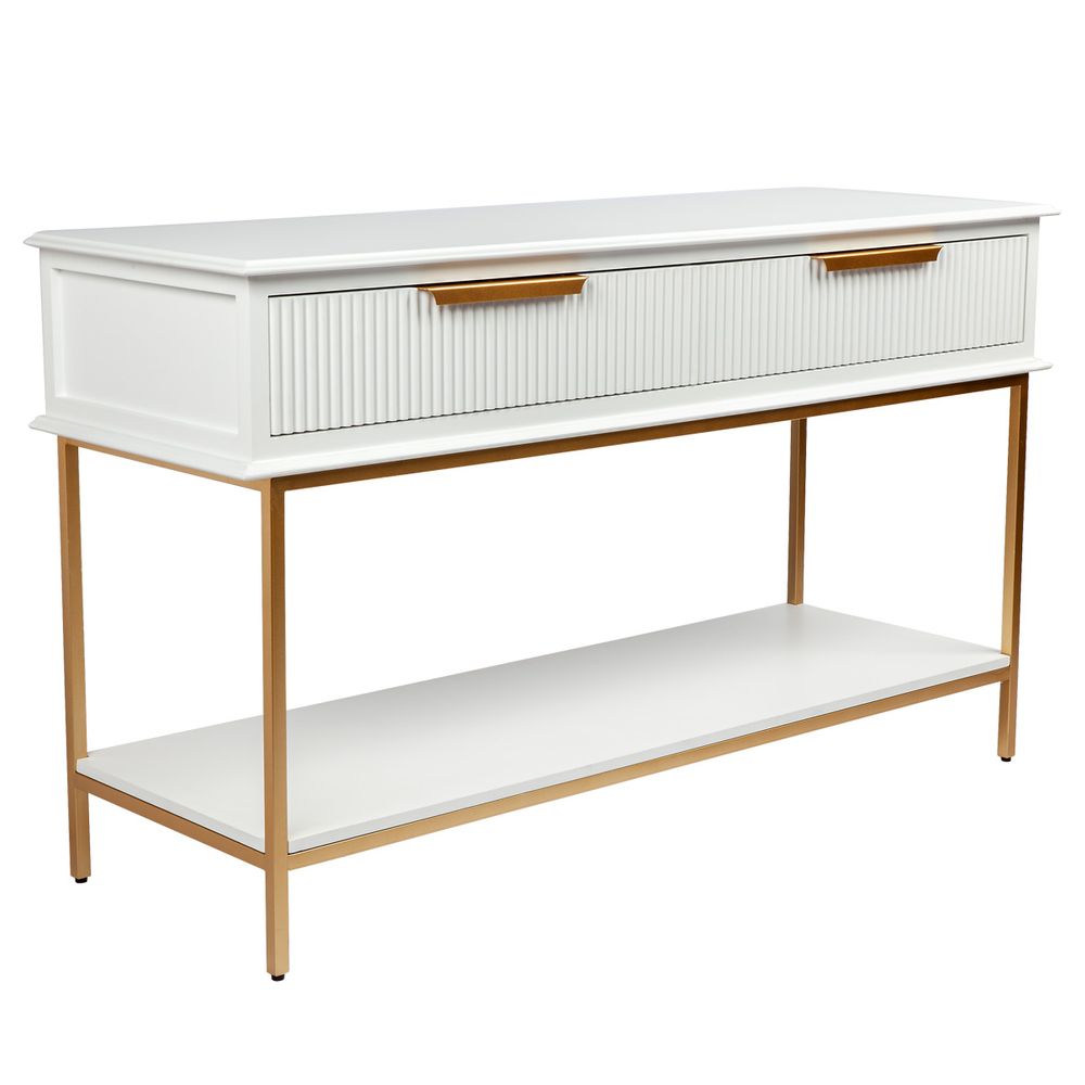 Aimee Console Table - Small White | House of Isabella AU