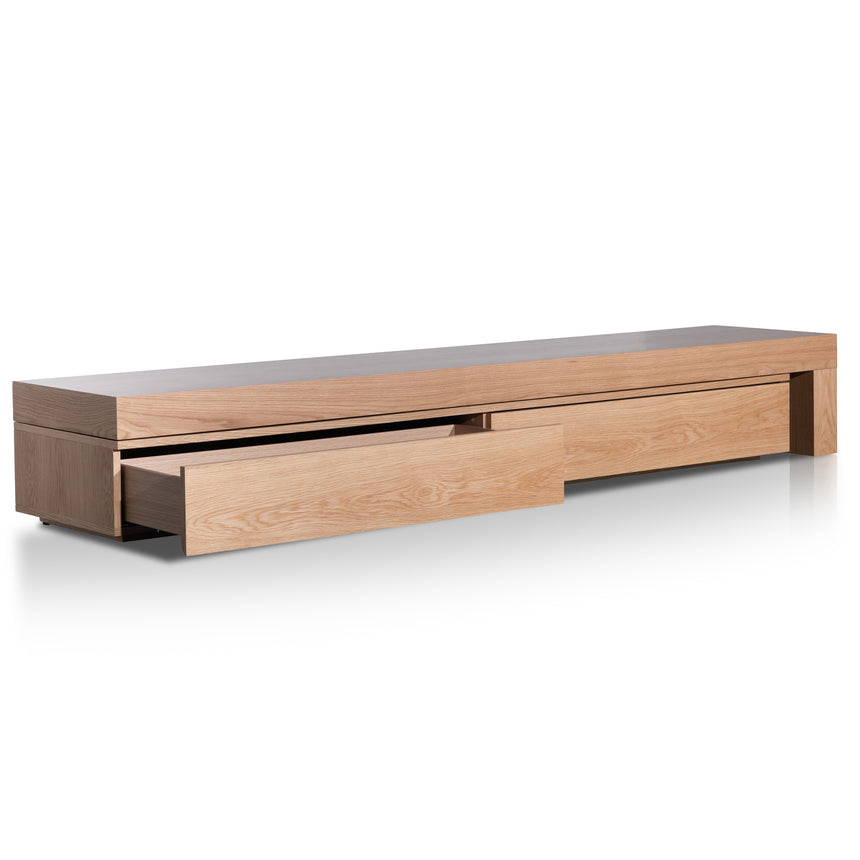 Extendable TV Entertainment Unit - Natural Oak | House of Isabella AU