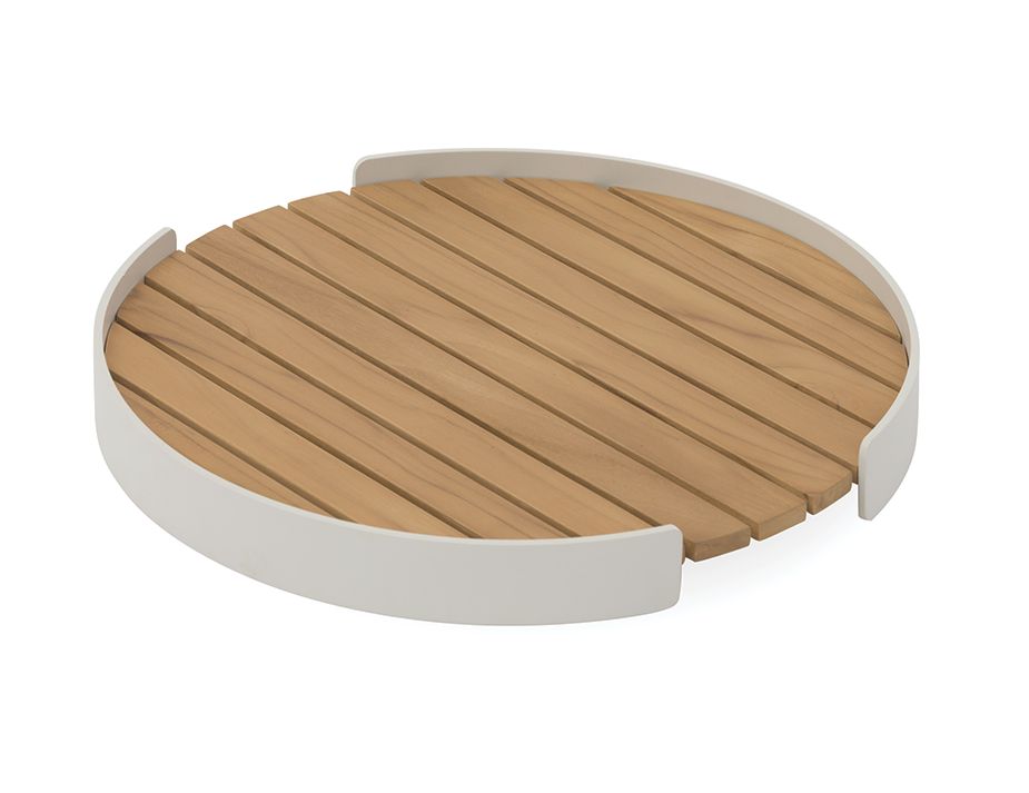 Fino Outdoor Tray Round - White – House of Isabella AU